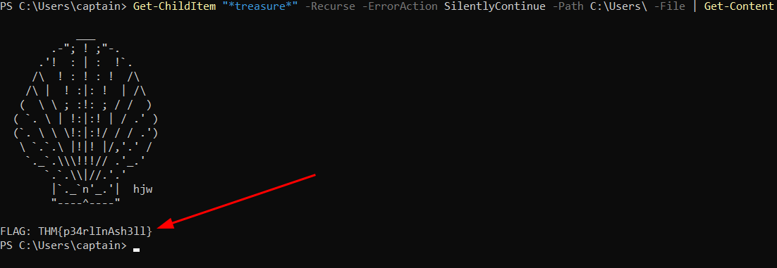 Windows Powershell Tryhackme Writeup Walkthrough