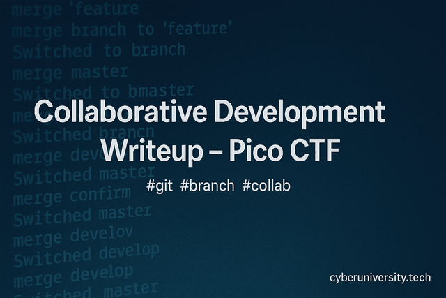Collaborative Development Writeup Pico Ctf Challenge Solved
