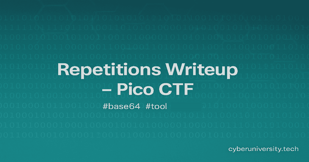 Repetitions Writeup - Pico CTF Challenge Solved