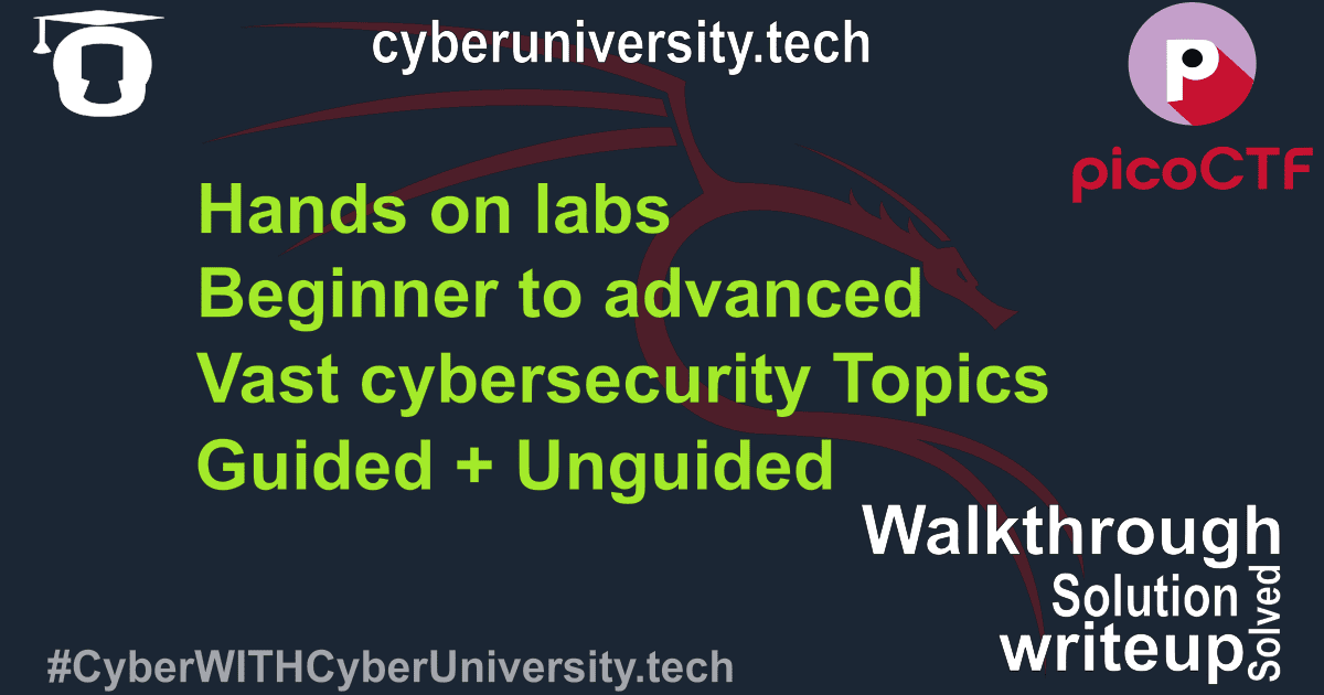 PicoCTF Writeups - Detailed Cybersecurity Challenge Solutions