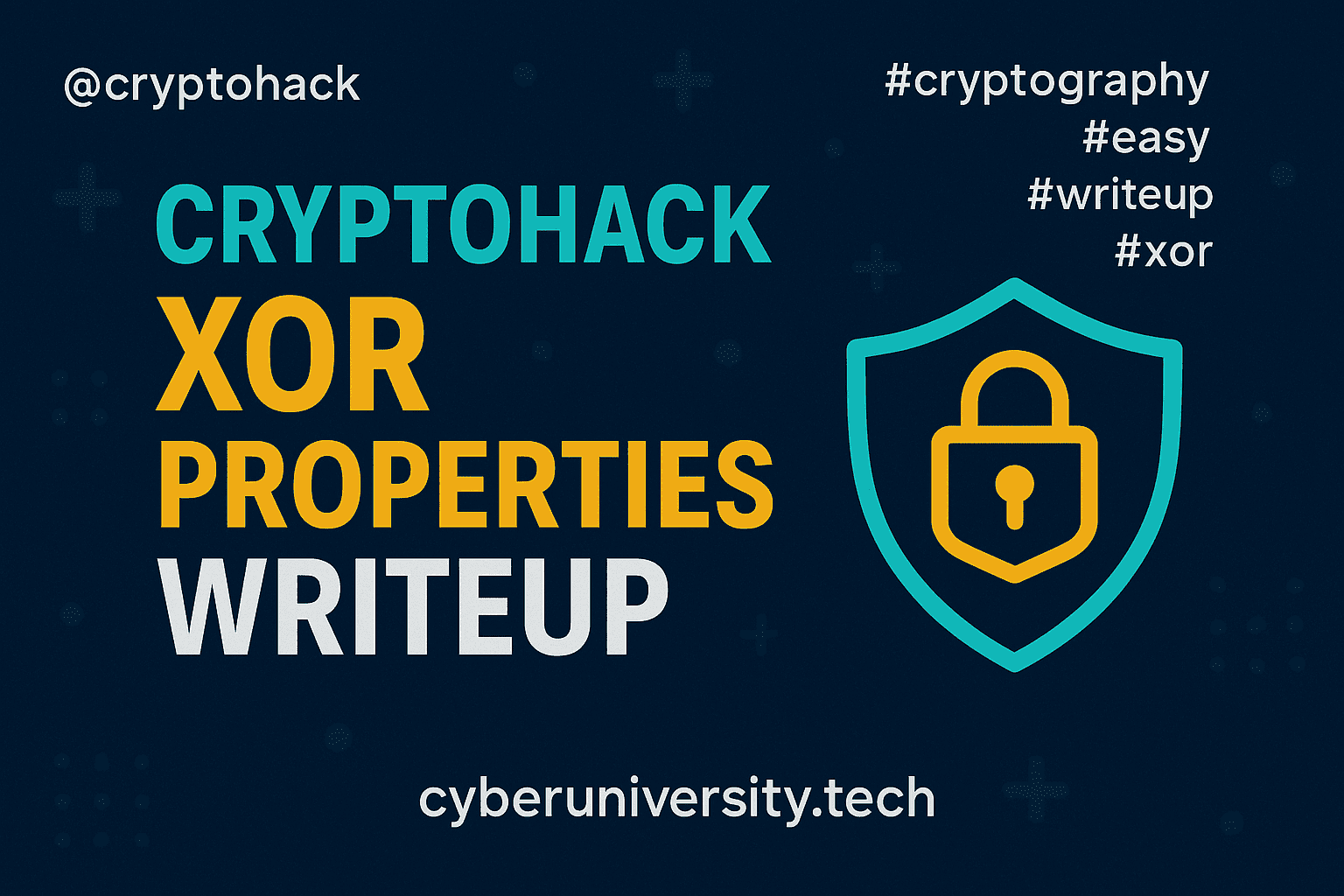 CryptoHack 'XOR Properties' Challenge Solution