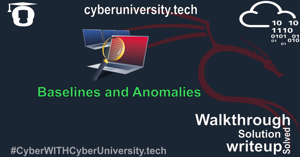Baselines and Anomalies | TryHackMe writeup / walkthrough