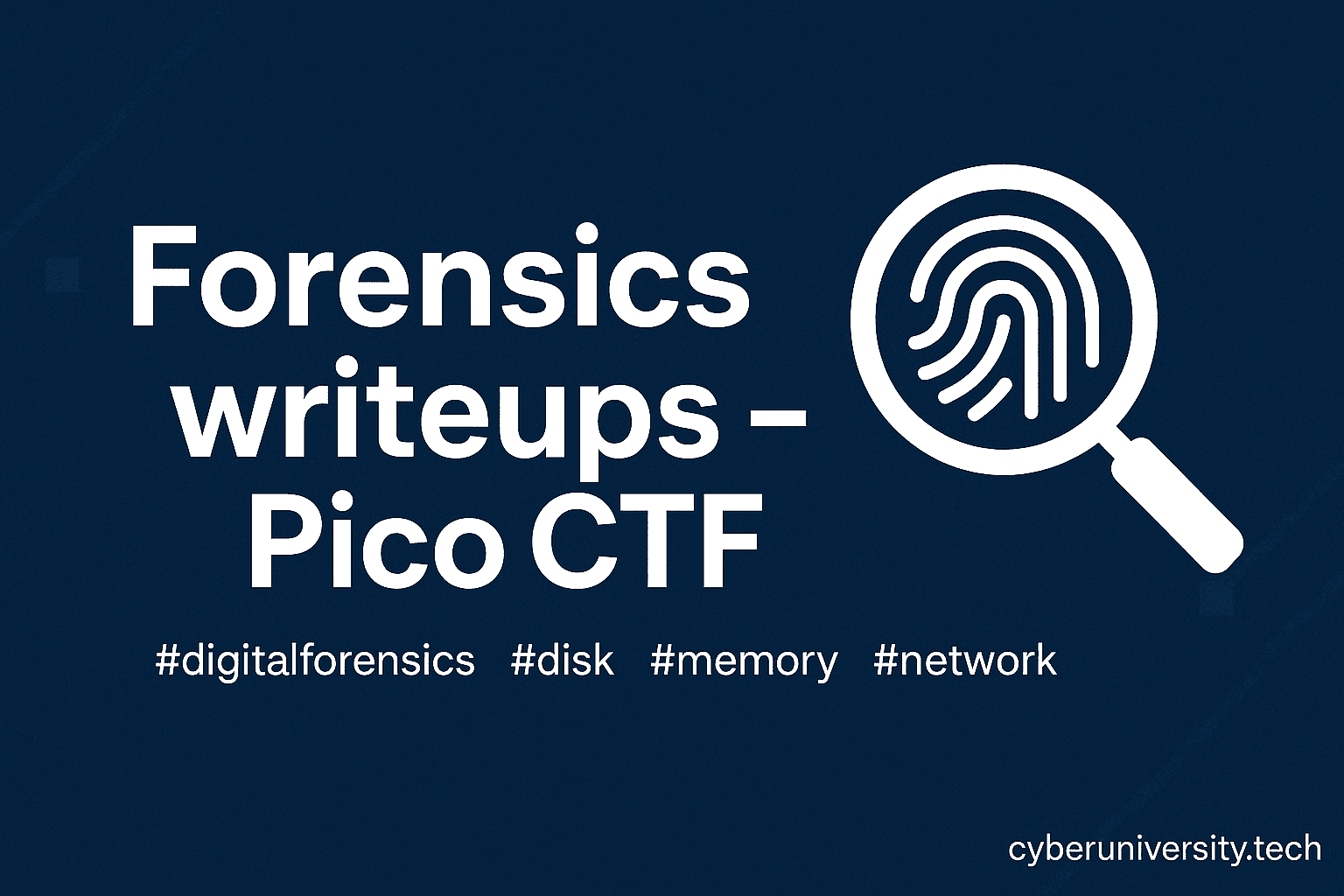 PicoCTF Forensics Writeups | Walkthroughs