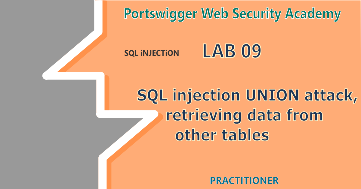SQLi UNION attack, retrieving data from other tables