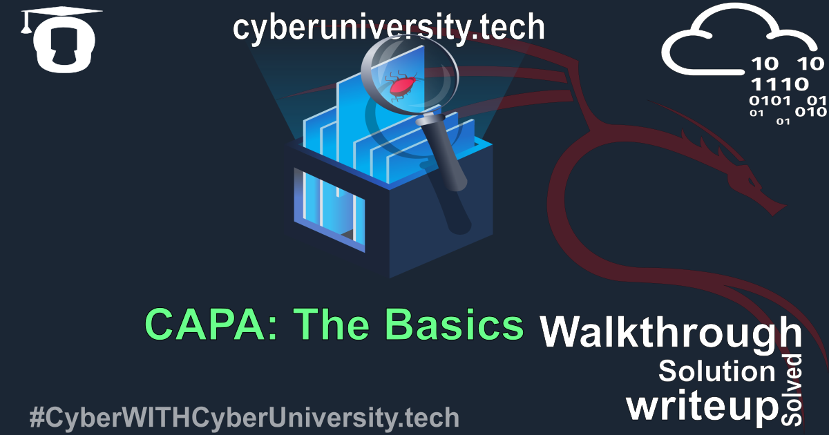 CAPA: The Basics | Try Hack Me writeup / walkthrough